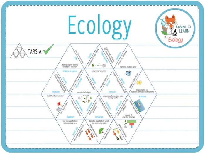 Ecology - Tarsia (KS3/4) | Teaching Resources