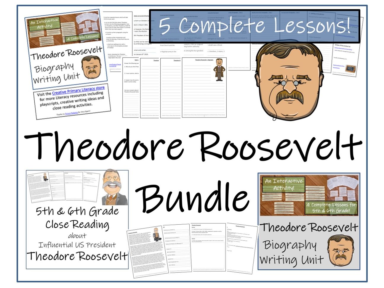 Bundle of Theodore Roosevelt Activities by Irvine109 | Teaching Resources
