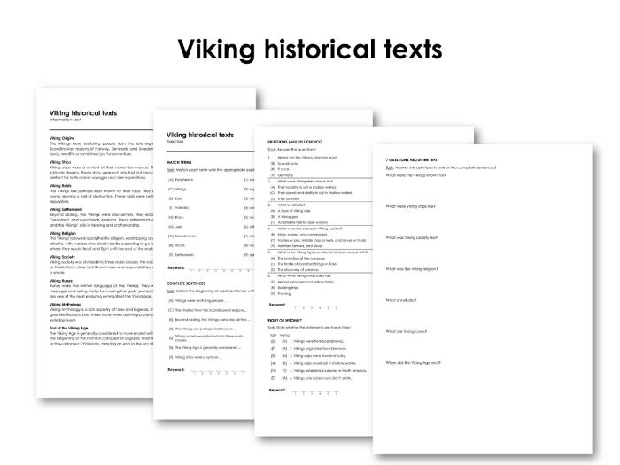 Viking historical texts | Teaching Resources