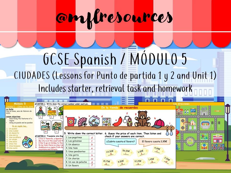 Secondary Spanish resources: where i live
