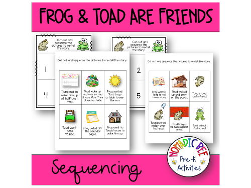 Frog and Toad are Friends Activities - Sequencing | Teaching Resources