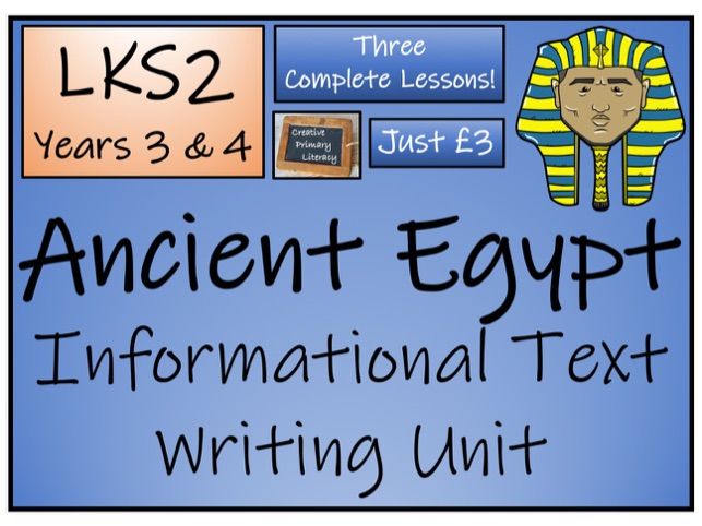 LKS2 History - Ancient Egypt Reading Comprehension & Informational Text ...