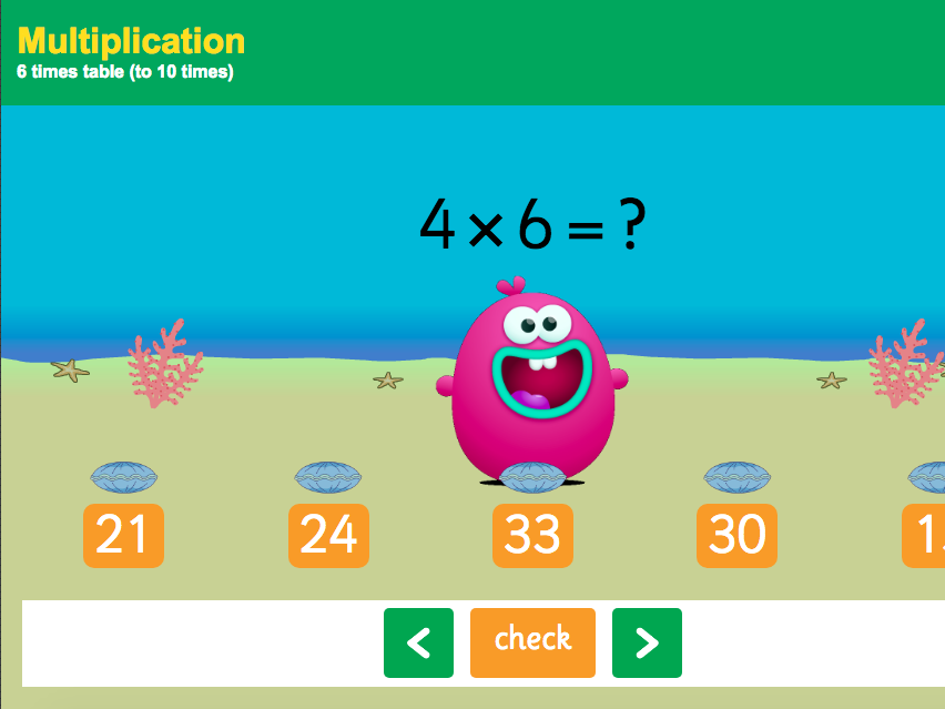 6 Times Tables Up To 10x Interactive Game KS2 Number Teaching