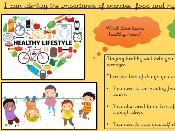 KS1 Science Exercise, Food and Hygiene | Teaching Resources