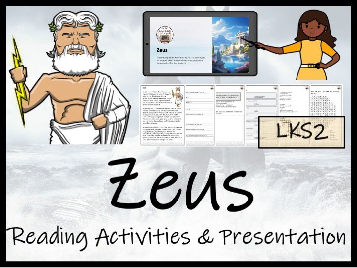 Zeus Reading Comprehension Activities Year 3 Or Year 4 Teaching