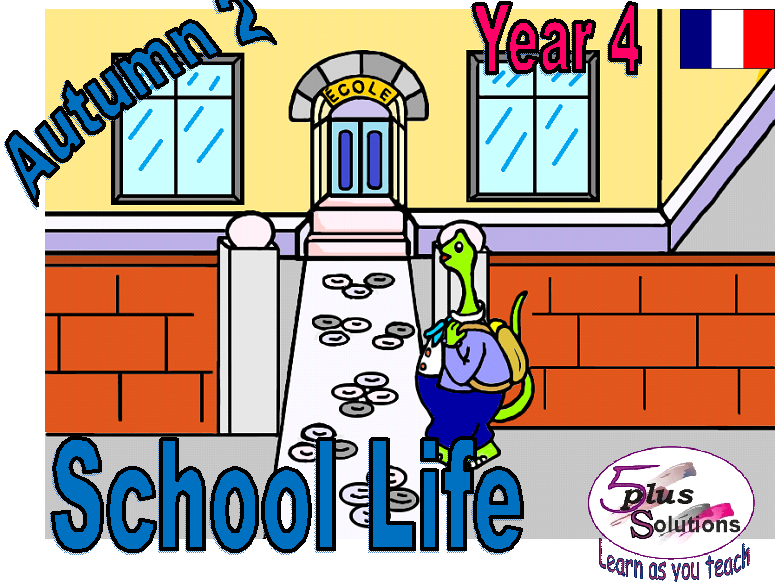 Primary French resources: describing your school