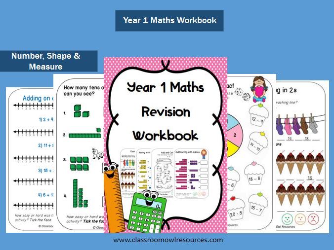 Year 1 Maths Workbook Teaching Resources