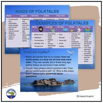 Myths, Legends, Fables, and Fairytales PowerPoint | Teaching Resources