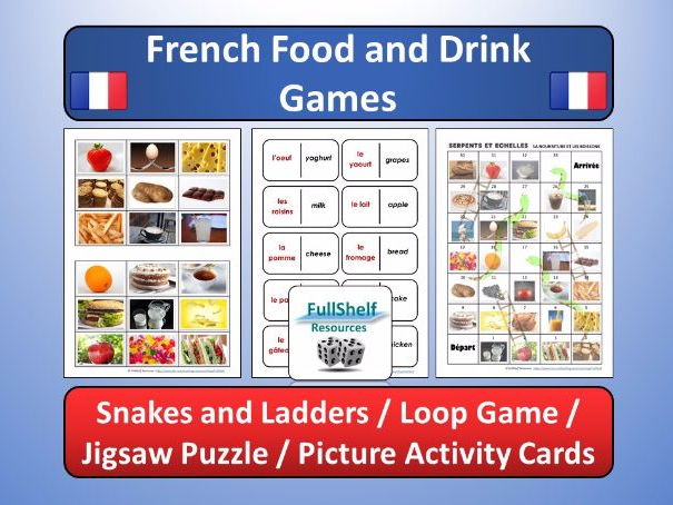 Primary French resources: food and drink
