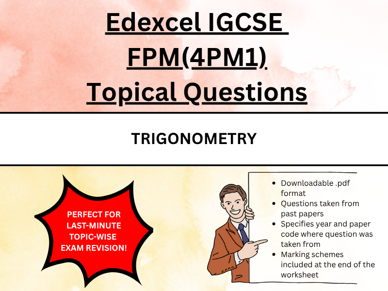 Edexcel IGCSE Further Pure Math: Trigonometry | Teaching Resources