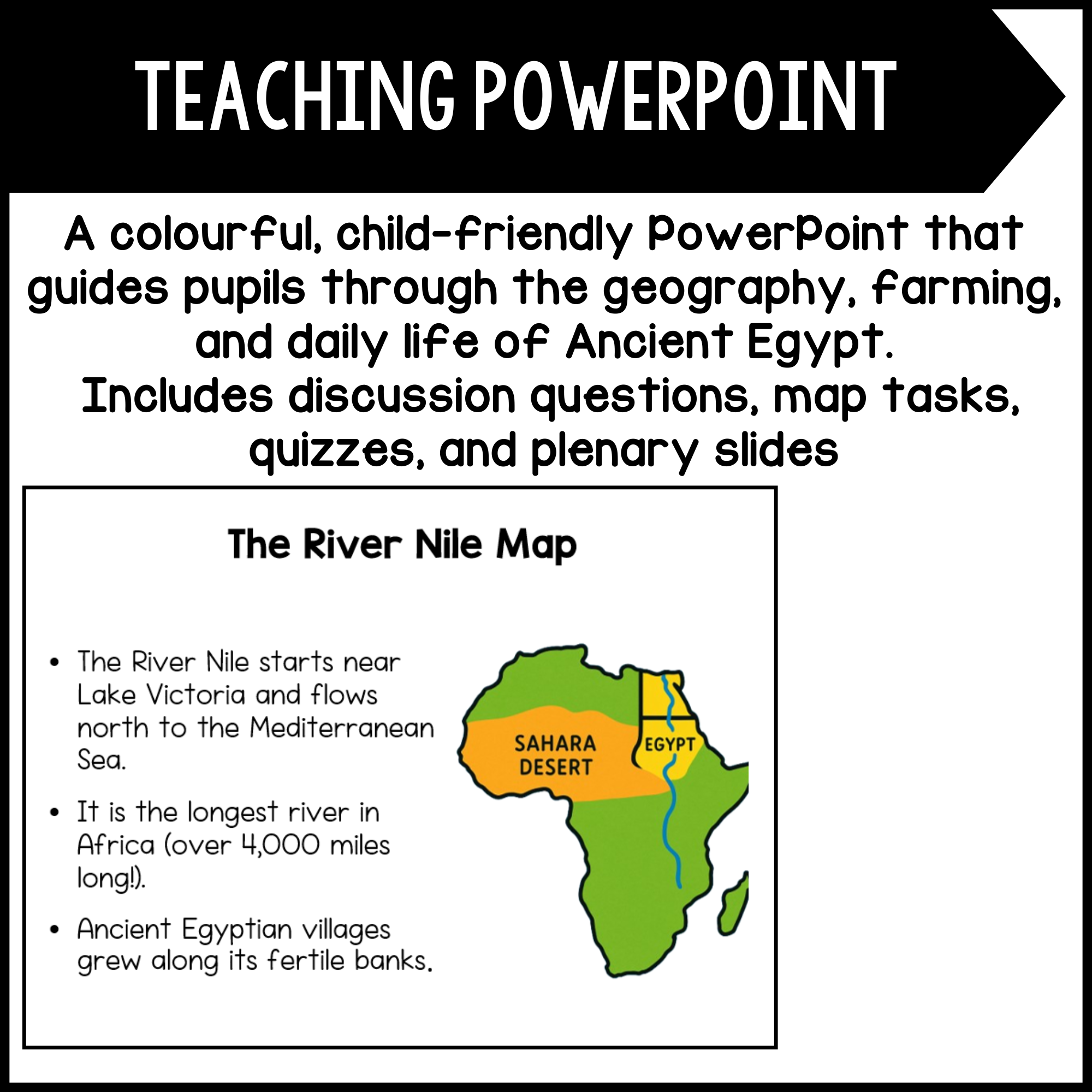 Ancient Egypt Lesson Pack for KS2 – The Gift of the Nile PowerPoint and ...