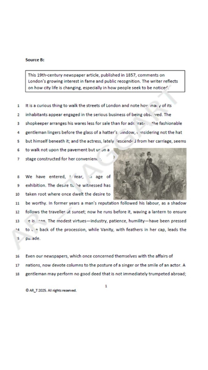One AQA 2026 English Language Paper 2 Mock | AO Grids - (inf ...