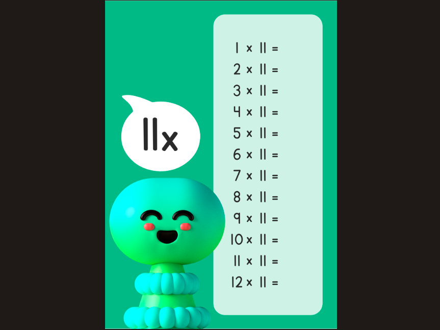 Times Table Practise Sheet X11 Back To School Assessment Teaching Times Table Practise Sheet X11 Back To School Assessment Teaching