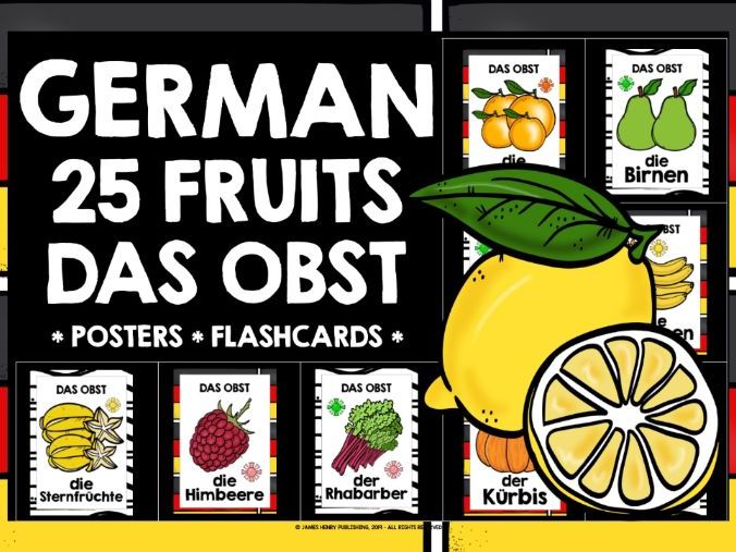Fruits And Vegetables In German at Hector Myers blog