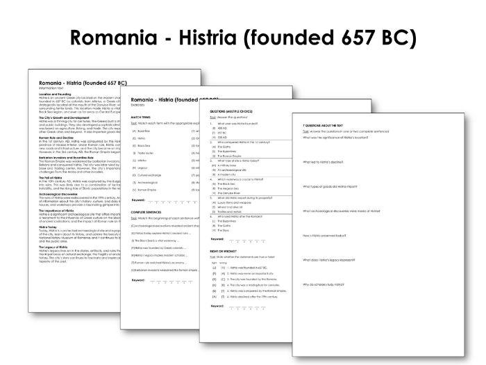Romania - Histria (founded 657 BC) | Teaching Resources