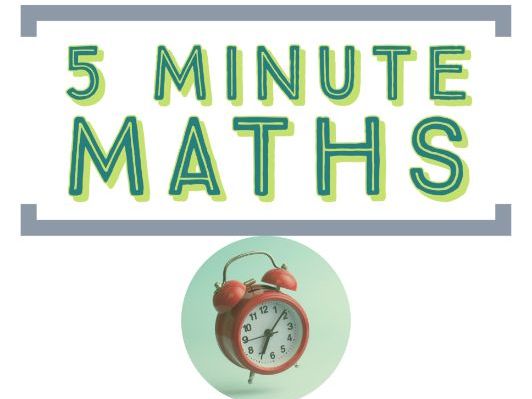 5 Minute Maths | Teaching Resources