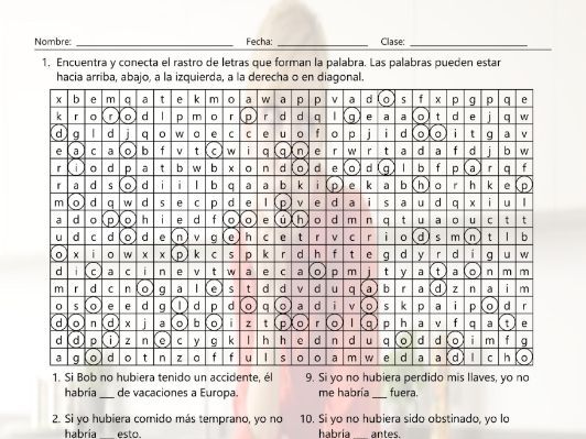 Conditional Sentences Type 3 Wacky Trails Spanish Worksheet | Teaching ...