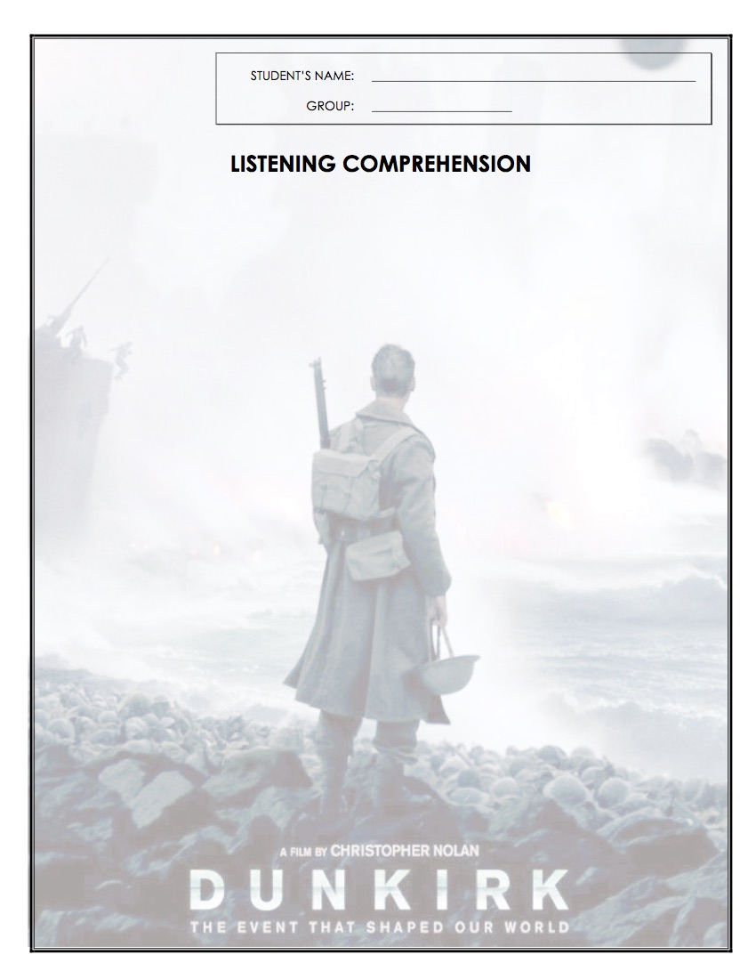 Listening Comprehension - Dunkirk | Teaching Resources