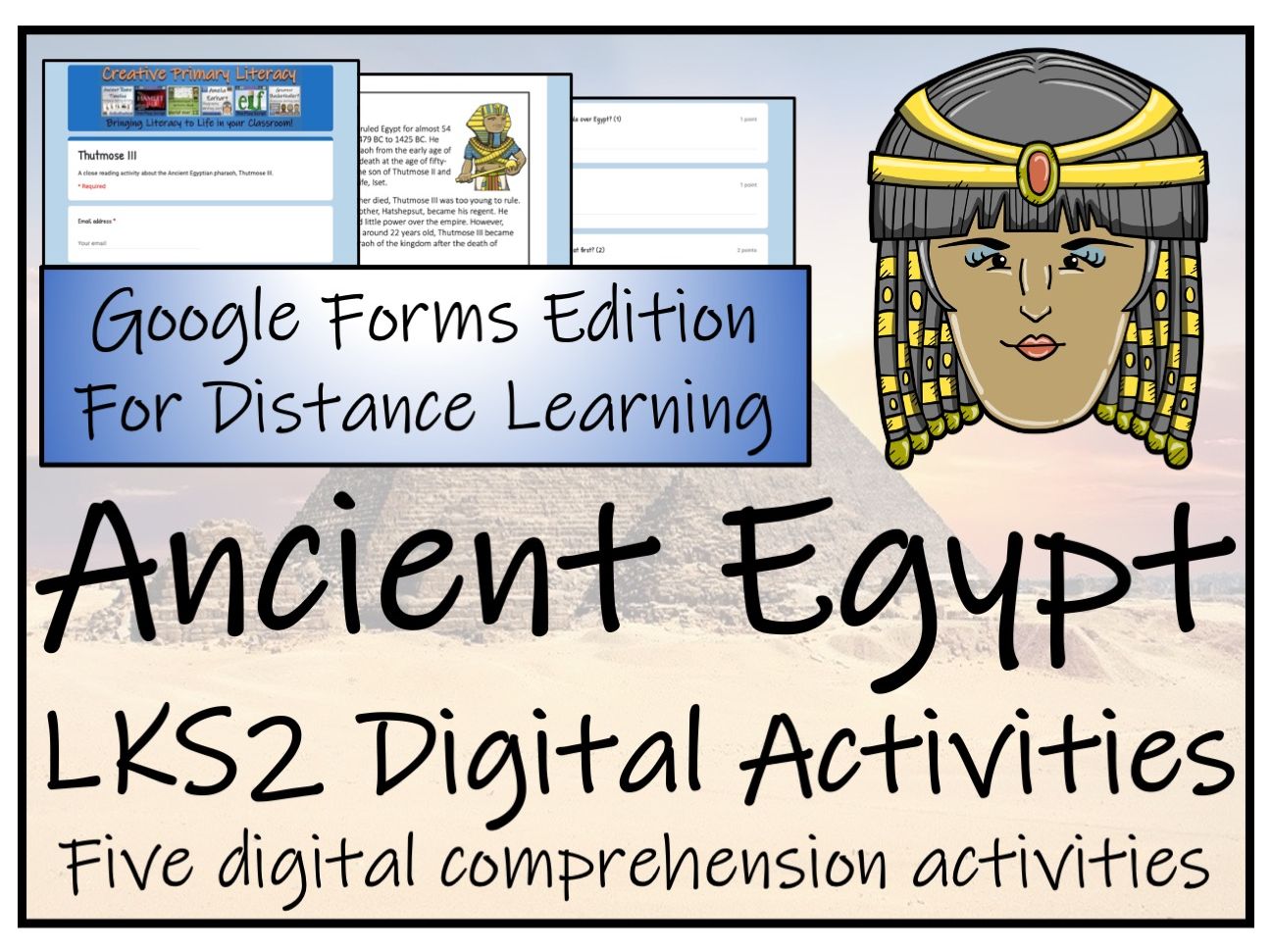 LKS2 Ancient Egypt Reading Comprehension & Distance Learning Bundle ...