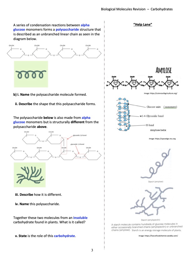 Biological Molecules Carbohydrates Monosaccharides, Disaccharides ...