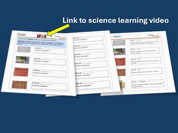 USES OF EVERYDAY MATERIALS YEAR 2 SONG LESSON | Teaching Resources