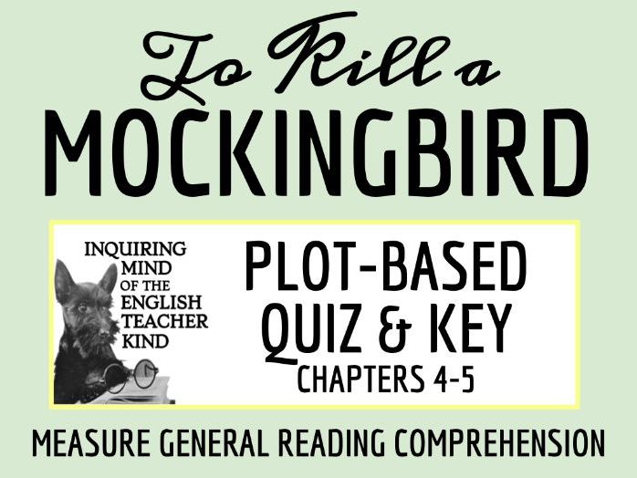 To Kill a Mockingbird Reading Comprehension Quiz Bundle | Teaching ...