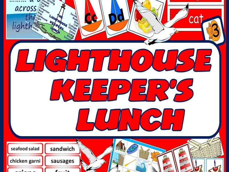 LIGHTHOUSE KEEPERS LUNCH STORY RESOURCES LITERACY READING EARLY YEARS ...