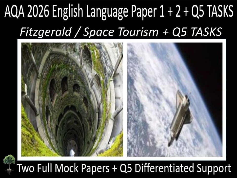 Two AQA 2026 English Language Paper 1 + 2 Mock | Q5 DIFFERENTIATED ...