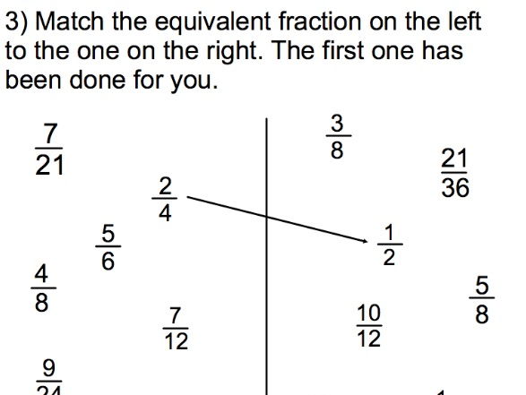 KS2 KS3 Maths Fractions Test With Answers Teaching Resources