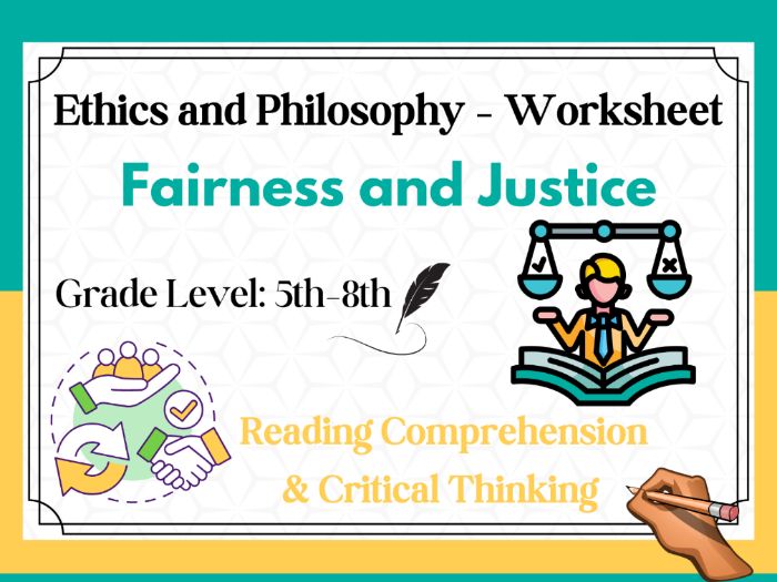 Fairness and Justice: Reading Comprehension Passages & Questions ...