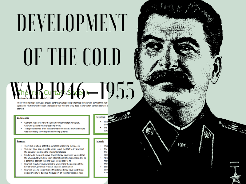 The development of the Cold War 1946–1955/The Cold War in Europe 1941 ...