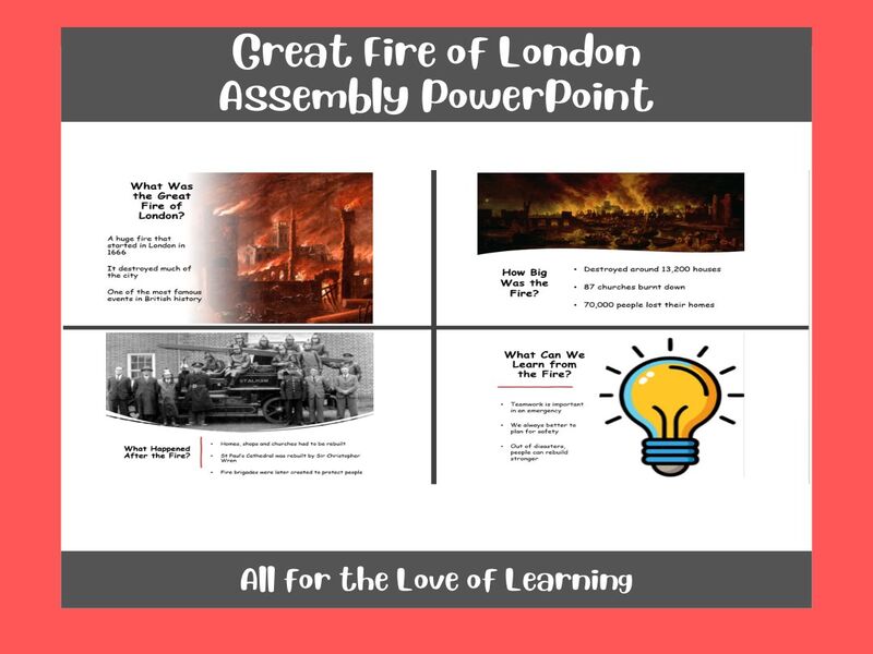 The Great Fire of London Assembly PowerPoint | Teaching Resources