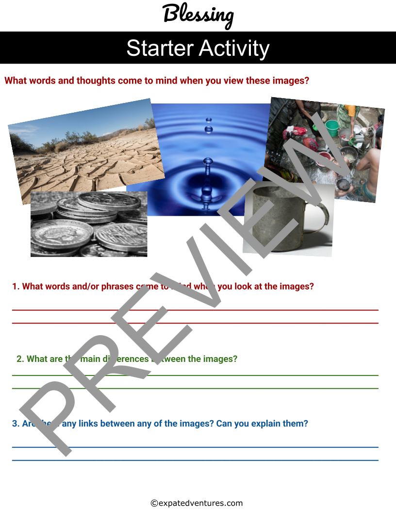 Editable Blessing Poetry Resources | Teaching Resources