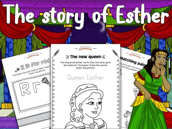 FREEBIE: Esther activity pack for Beginners | Teaching Resources