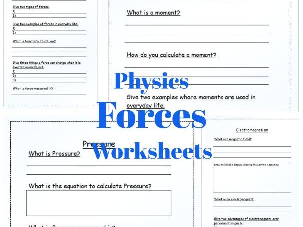 KS3 Physics Worksheets | Teaching Resources