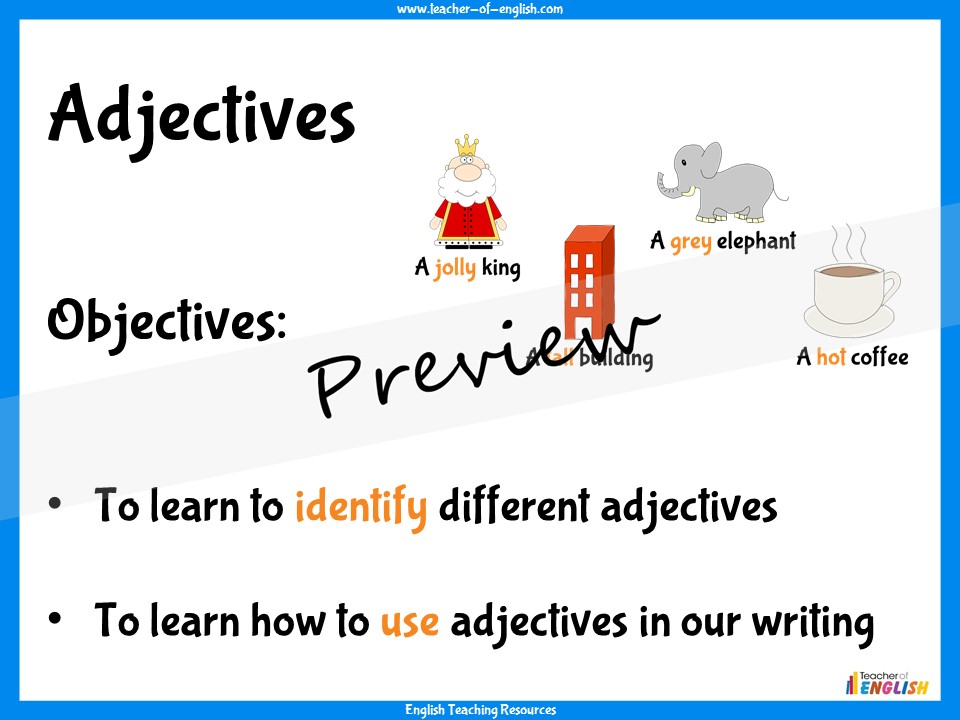 Adjectives - Year 5 and 6 | Teaching Resources