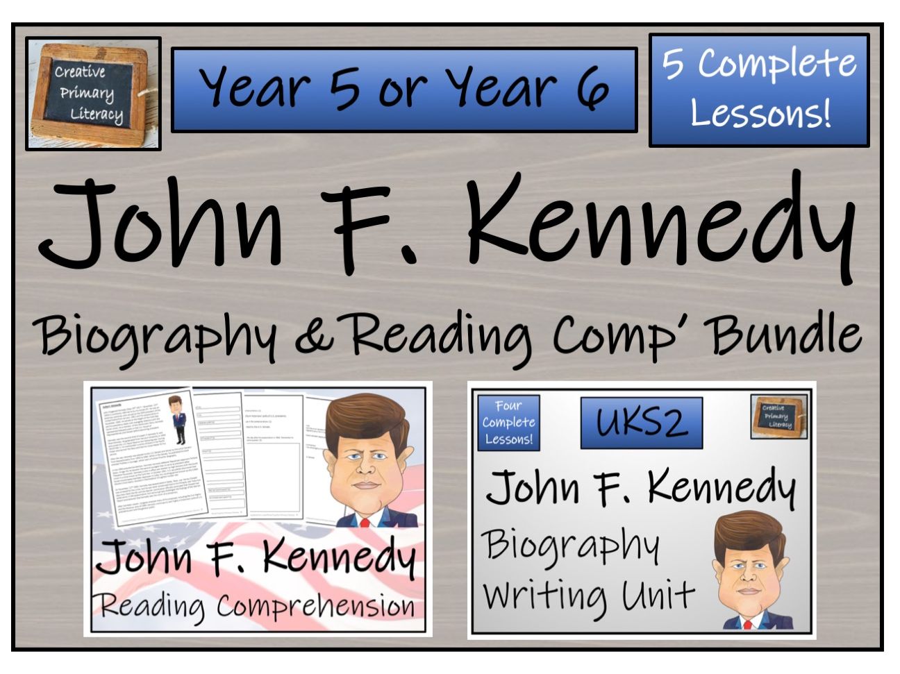 UKS2 History - John F. Kennedy Reading Comprehension & Biography Bundle ...