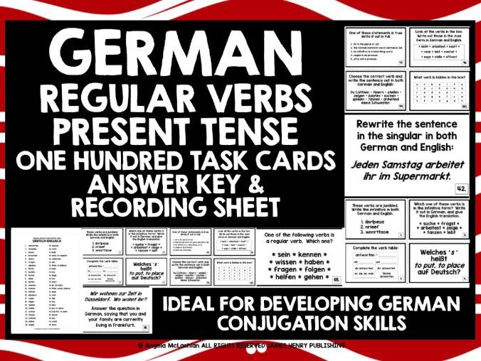 Secondary German resources: grammar