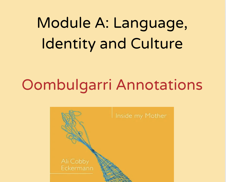 HSC English Standard - Module A Cobby Eckermann Annotations | Teaching ...