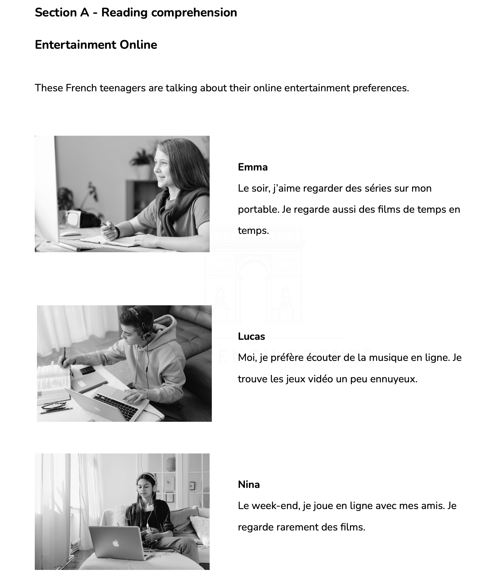 2026 AQA GCSE French Topic-Based Reading Exam Paper 3.2 – Foundation ...