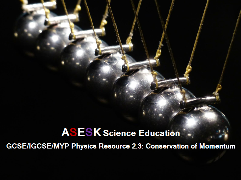 ASESK GCSE Physics Resource 2.3: Conservation of Momentum | Teaching ...