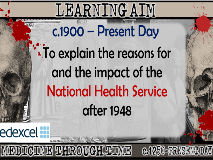 GCSE History Edexcel: Medicine in Britain UNIT 4 (1900-Present) Bundle ...