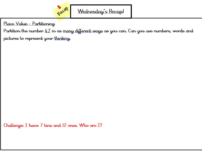 Year 2 Maths Recap Questions Teaching Resources