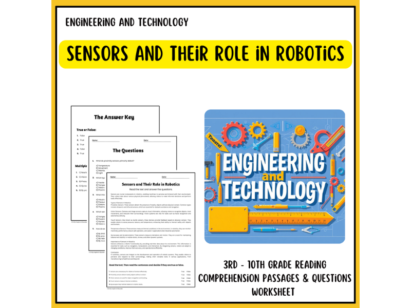 Sensors and Their Role in Robotics Reading Comprehension Passages ...