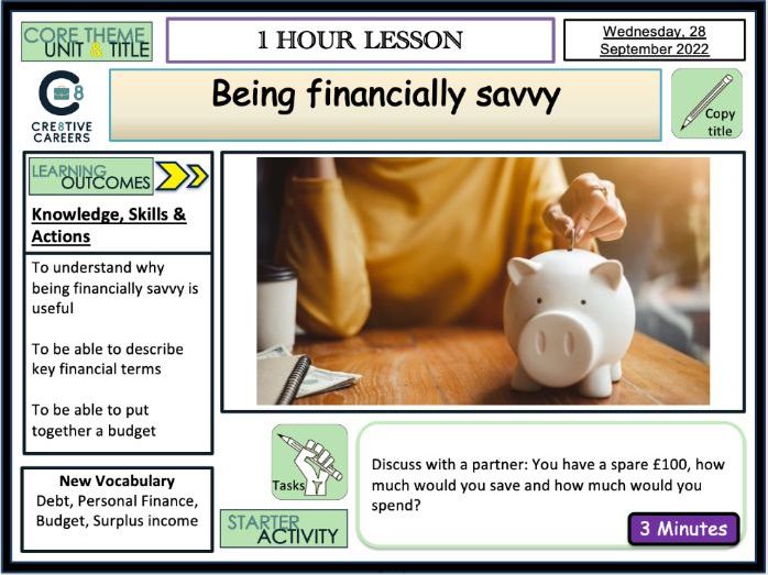 Personal Finance as Young Adults | Teaching Resources