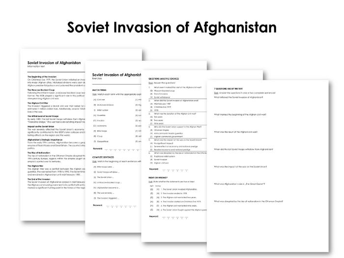 Soviet Invasion of Afghanistan | Teaching Resources