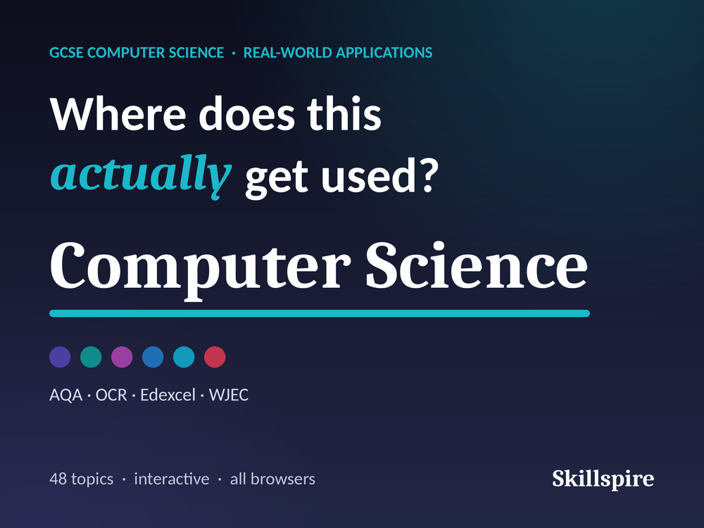 GCSE Computer Science Careers & Real-World Applications | Interactive ...