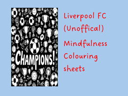 Liverpool FC (unofficial) Football Mindfulness 22 Sheets Colouring ...