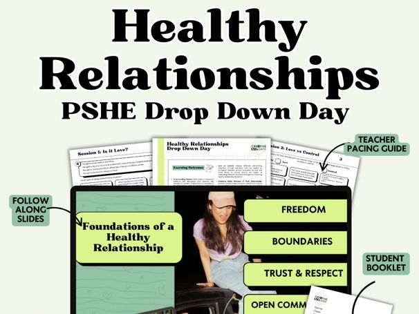 Healthy Relationships & Consent - PSHE Drop Down Day | Teaching Resources