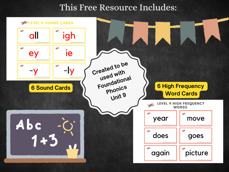 Free Phonics Flash Cards 9 | all, igh, ey, ie, y & ly | Teaching Resources